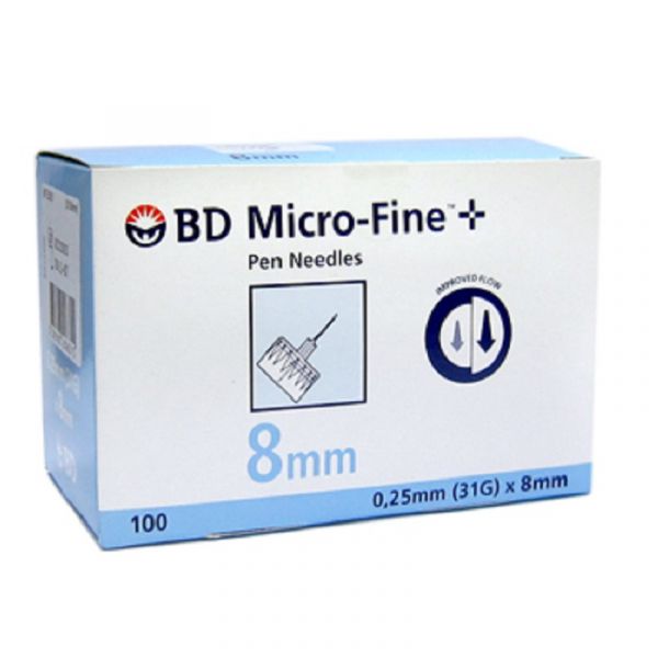 BD Micro-Fine Plus Pen Needles 0.25mm (31G) x 8mm - Box of 100 – All ...