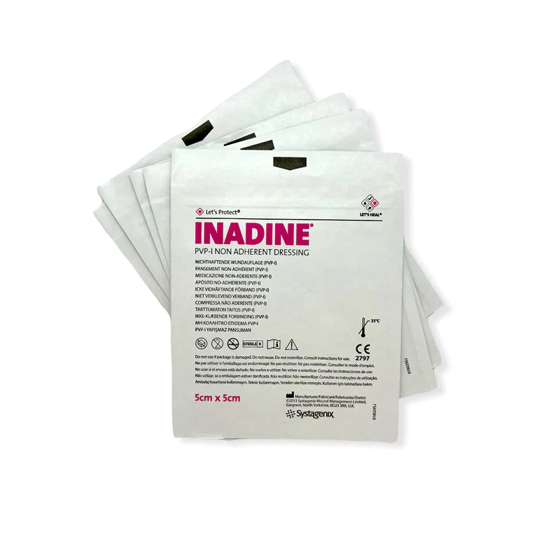 Inadine Dressings 5cm x 5cm – All Day Aesthetics Supplies